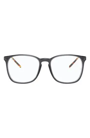 Ray-ban Ray-Ban 52mm Square Eyeglasses Transparen