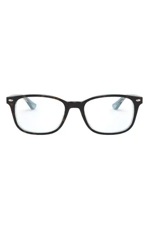 Ray-ban Ray-Ban Square Frame Optical Glasses Blue Havana