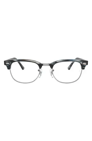 Ray-ban Clubmaster Optical Glasses Blue Stripe
