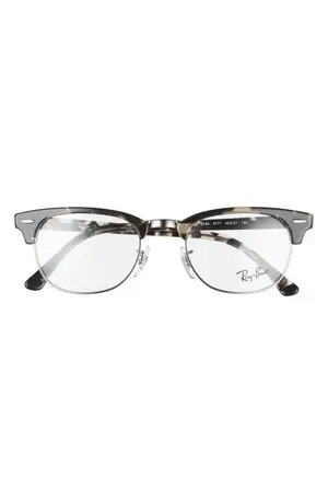 Ray-ban Clubmaster Optical Glasses Grey/ Clear