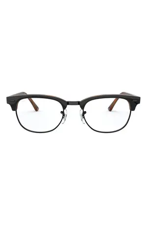 Ray-ban Clubmaster Optical Glasses Grey Havana