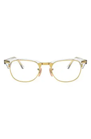 Ray-ban Clubmaster Optical Glasses - Transparent