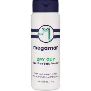 MEGABABE Megaman Dry Guy Talc Free Body Powder