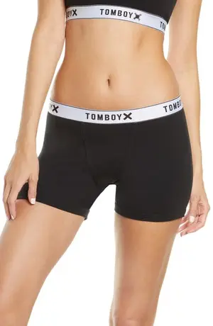 TOMBOYX 4.5-inch Trunks Black/ White