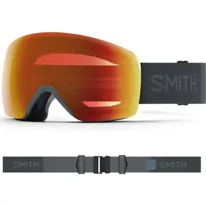 SMITH Skyline 215mm Chromapop Snow Goggles - Slate/chromapop Everyday Red