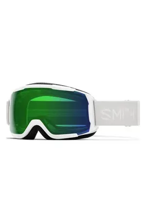 SMITH Smith 185mm Snow Goggles White/chromapop Everyday Green