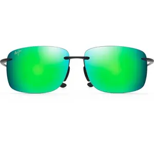 Maui Jim Maui Jim Hema 62mm Polarized Rectangle Sunglasses Matte Black