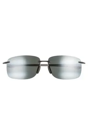 Maui Jim Hema 62mm Polarized Rectangle Sunglasses
