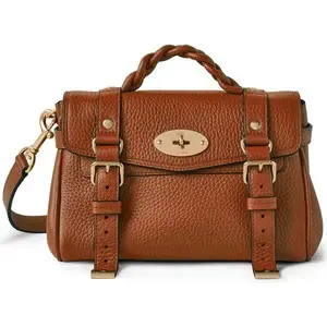 Mulberry Mini Alexa Leather Satchel - Chestnut