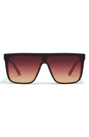 Quay QUAY Nightfall 138mm Shield Sunglasses Black/iris Glow