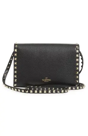 Valentino Garavani Rockstud Shoulder Bag - 0no Nero