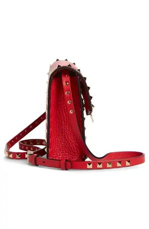 Valentino Garavani Rockstud Shoulder Bag - Rouge Pur