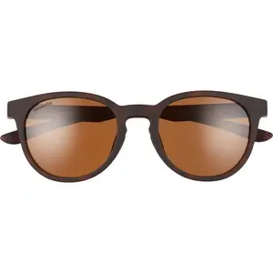 SMITH Eastbank 52mm Chromapop™ Polarized Round Sunglasses - Matte Tort/cp Polar Brown