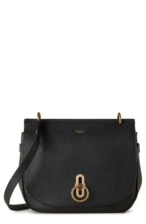 Mulberry Soft Amberley Leather Shoulder Bag - Black
