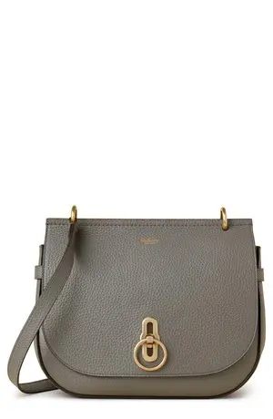 Mulberry Mulberry Soft Amberley Leather Shoulder Bag Charcoal