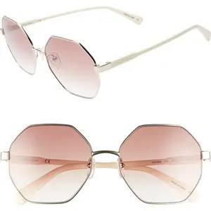 Longchamp Le Pliage Octagonal Sunglasses - Gold