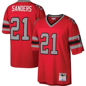 Mitchell & Ness Deion Sanders Atlanta Falcons Legacy Replica Jersey - Red