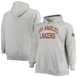 Mitchell & Ness Los Angeles Lakers Hardwood Classics Throwback Pullover Hoodie