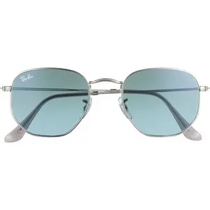 Ray-ban Ray-Ban 51mm Geometric Sunglasses Blue Gradient