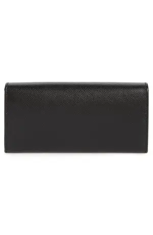 FERRAGAMO Icona Clip Continental Wallet - Nero