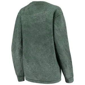 PRESSBOX Michigan State Spartans Comfy Cord Vintage Wash Basic Arch Pullover Sweatshirt