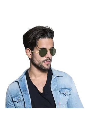 Ray-ban Aviator Metal Ii 58mm Sunglasses - Green