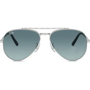 Ray-ban Ray-Ban Aviator Gradient Sunglasses Silver