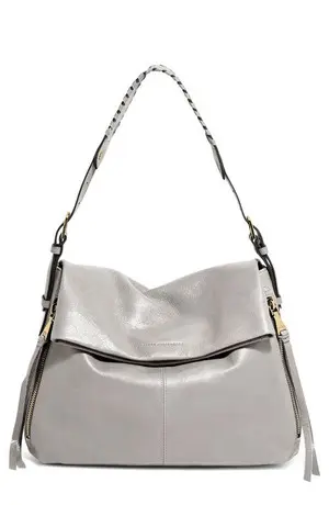 AIMEE Aimee Kestenberg Bali Double Entry Hobo Bag Elephant Grey