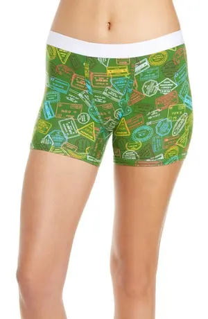 TOMBOYX Gender Inclusive Stretch Modal 4.5-inch Trunks Globetrotter