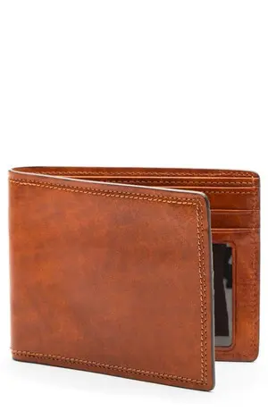 Bosca Dolce Rfid Executive Wallet - Amber