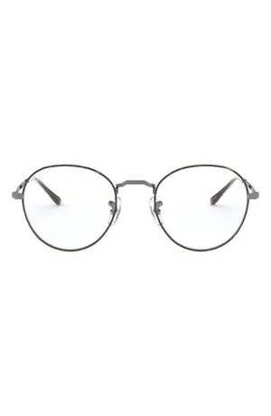Ray-ban Ray-Ban Round Frame Optical Glasses Gunmetal Hav
