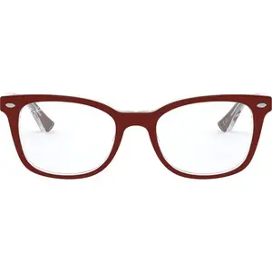 Ray-ban 53mm Optical Glasses Brown Gradient