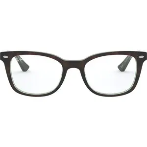 Ray-ban 53mm Optical Glasses Green Havana