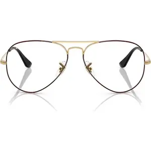 Ray-ban Aviator Eyeglasses - Black