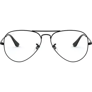 Ray-ban Ray-Ban Aviator Eyeglasses Matte Black
