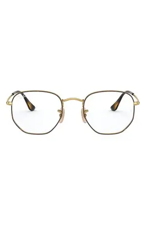 Ray-ban 54mm Eyeglasses - Havana Gold