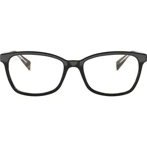 Ray-ban Ray-Ban 54mm Square Eyeglasses Brown Havana