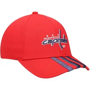 Adidas Washington Capitals Locker Room Three Stripe Adjustable Hat