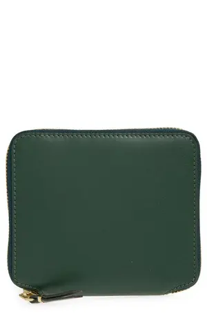 Comme Des Garçons Classic Leather Wallet Bottle Green