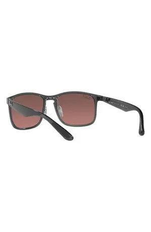 Ray-ban 58mm Rectangle Sunglasses - Grey