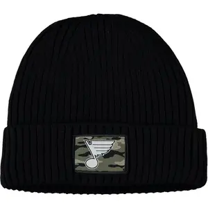 Adidas St. Louis Blues Military Appreciation Cuffed Knit Hat By - Black