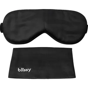 BLISSY Silk Sleep Mask Black