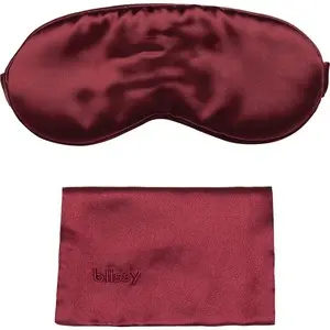 BLISSY Silk Sleep Mask Burgundy