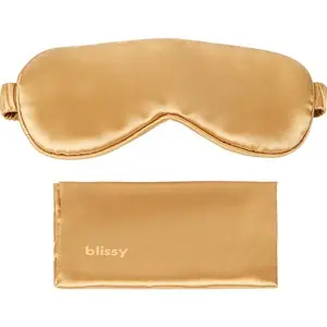 BLISSY Silk Sleep Mask Gold