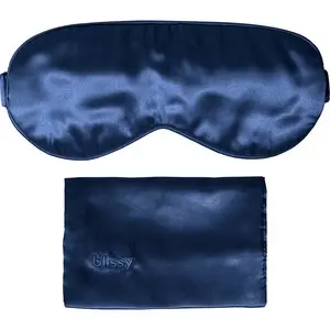 BLISSY Silk Sleep Mask Navy
