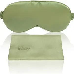 BLISSY Silk Sleep Mask Olive