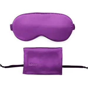 BLISSY Silk Sleep Mask Royal Purple