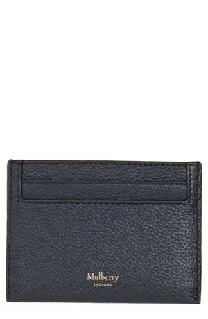 Mulberry Leather Card Case - Night Sky