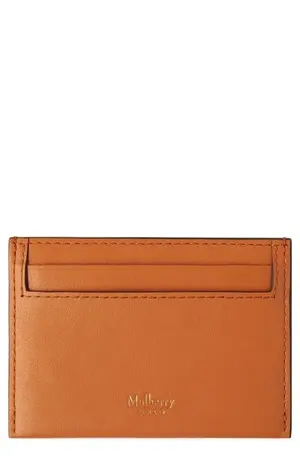 Mulberry Leather Card Case Sunset