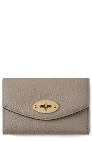 Mulberry Darley Folded Leather Wallet Cashmere Taupe